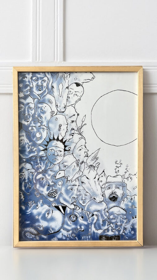 ’Menneskebølge’ – plakat af Helin Erdem - SOS Børnebyerne